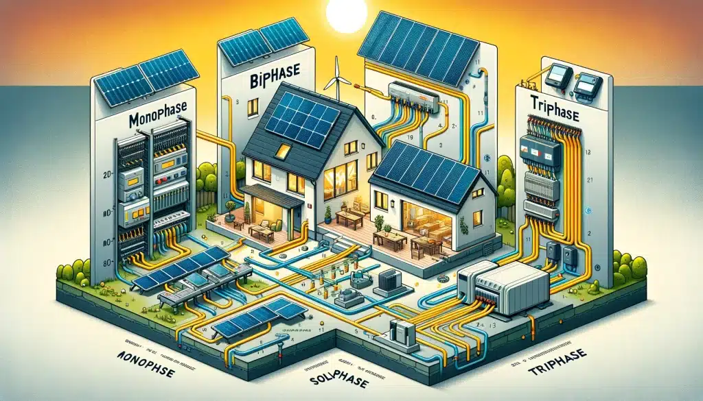 Monophasé, biphasé, triphasé, 1X230, 3X230, 3N400 et mon/mes onduleur(s ...